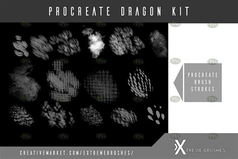 Free Download Procreate Dragon Skin And Scale Brushes Procreate Brushes