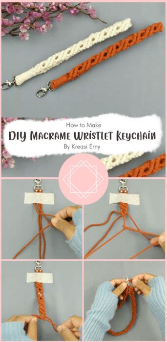 5 DIY Macrame Wristlet Keychain Free Tutorial Ideas Carolinamontoni Com