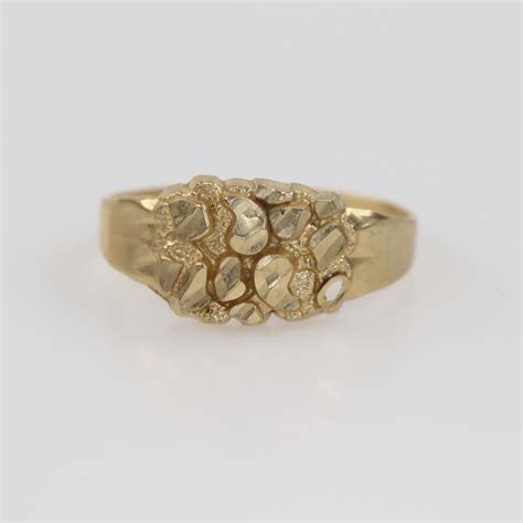 10kt Gold Nugget Ring Property Room