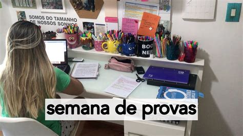 STUDY VLOG Semana De Provas YouTube