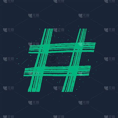 标签，矢量绿色标签图标在白色背景上。手绘矢量图