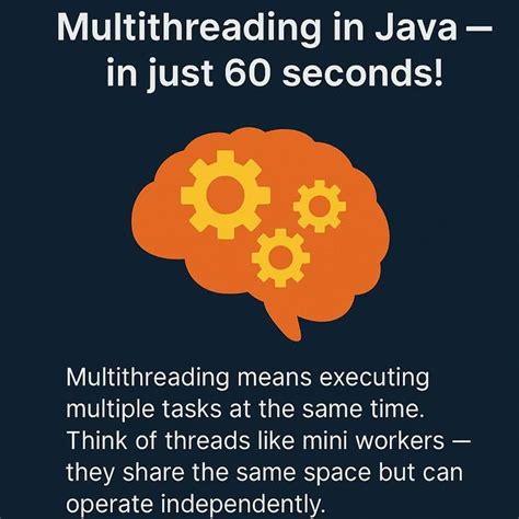 Multithreading In Java Explained In 60 Seconds Youtube