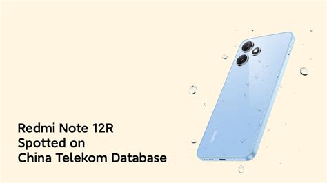 Redmi Note 12R to be released soon with a 5000 mAh battery and ...