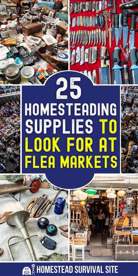 Daily Survival 25 Homesteading Supplies To Look For At Flea Markets
