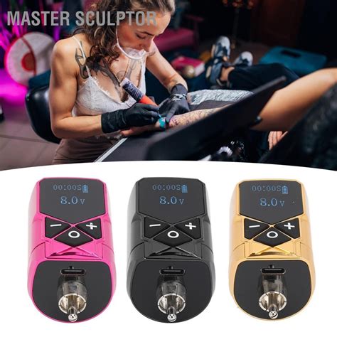 Master Sculptor ปากกาสักแหล่งจ่ายไฟ Usb ชาร์จ 2400mah อินเทอร์เฟซ Rca
