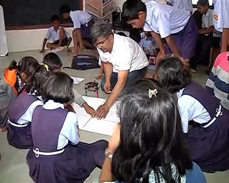 Pune Ambegaon Jalindarnagar School Photo Dattatray Ware Guruji