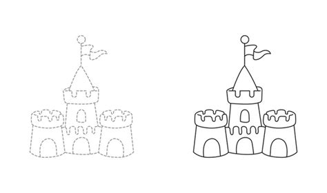 153 Castle Trace Outline Royalty Free Photos And Stock Images