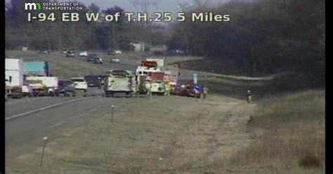 State Patrol 1 Seriously Hurt In I 94 Rollover Near Monticello Cbs