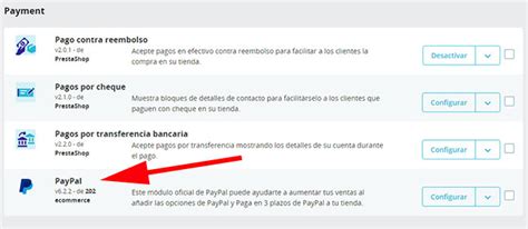 Modulo Pagos Nuevo Instalado Prestashop El Blog De Loading