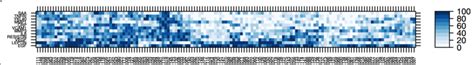 Heatmap Demonstrating Heterogeneity Of The Biomarker Concentrations