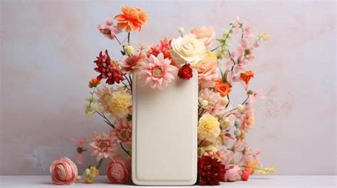 Premium Ai Image A Gorgeous Modern Rectangular Ceramic Vase With A