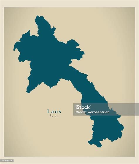 現代地圖老撾拉向量圖形及更多住宅區圖片 住宅區 名勝古蹟 國家 地域 Istock