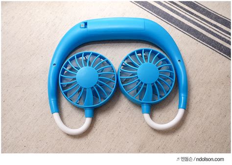 Led 날개 달린 넥밴드 목걸이 휴대용 선풍기 쓸만할까