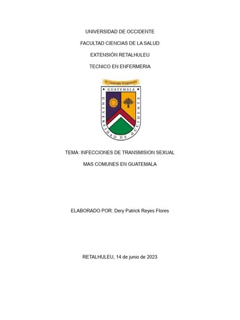 Enfermedades De Trasmision Sexual Pdf