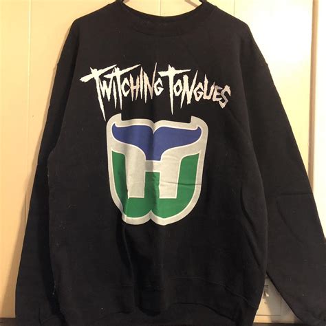 Twitching Tongues Crew Neck Twitchingtongues Depop