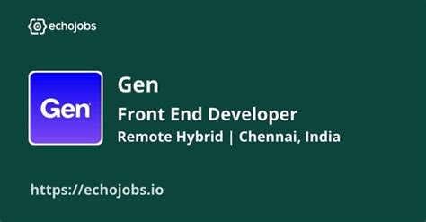Hiring Front End Developer Chennai India India Remote Hybrid Api
