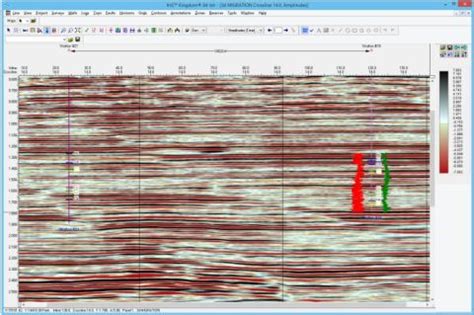 Kingdom Seismic Inversion Pre Stack Coloured Inversion