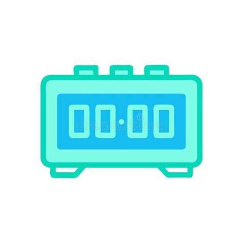 Unique Minimal Digital Clock Design Stock Illustration Illustration Of Minimal Digital 351572998