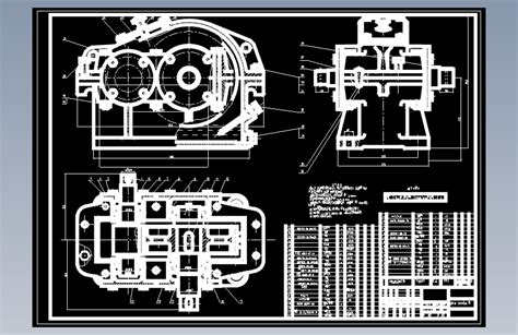 3kw单级减速器（含装配图、轴、齿轮零件图） Autocad 2004 模型图纸下载 懒石网