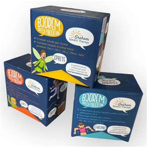 Bjorem Speech® 3 Element Clusters Complexity Approach By Amy Graham