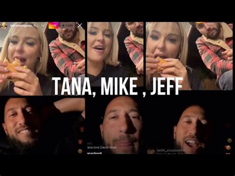 Tana Mongeau Instagram Live On With Jeff Wittek And Mike Majlak Talking About David