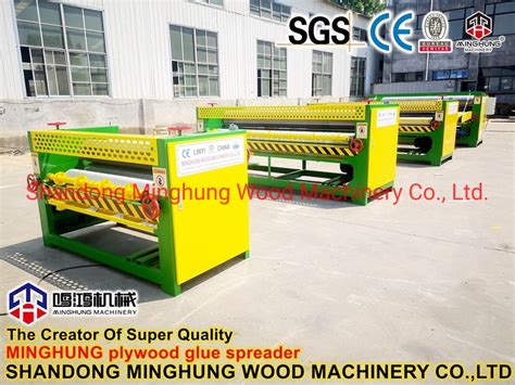 Plywood Veneer Core Spreading Gluing Machine Glue Spreader Shandong