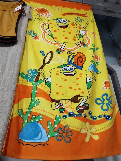 This Spongebob Knock Off Towel I Found Crappydesign