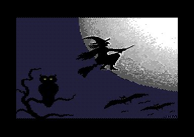 CSDb Halloween Scene By DocJM