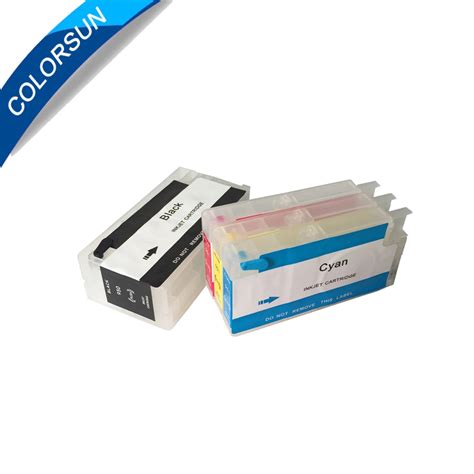 4pc Refillable Hp954 954xl Ink Cartridge For HP OfficeJet Pro 8210 8710 8715 8716 8720 8725 8730