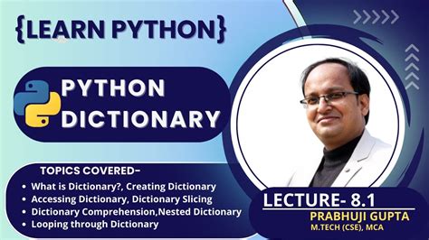 Python Dictionaries Explained From Basics To Advanced Lecture 81