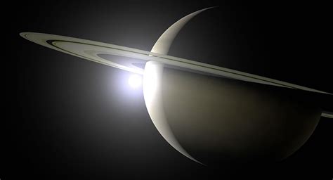 Titán Se Aleja Rápidamente De Saturno