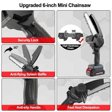 Snapklik Hajack Inch Electric Mini Chainsaw Cordless