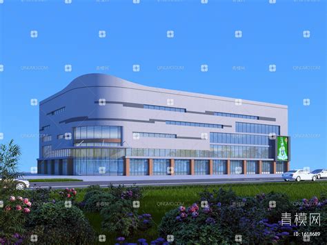 【商业建筑3d模型】 现代vr有灯光有贴图max2016商业建筑3d模型下载 Id1618689 免费3dmax模型库 青模3d模型网