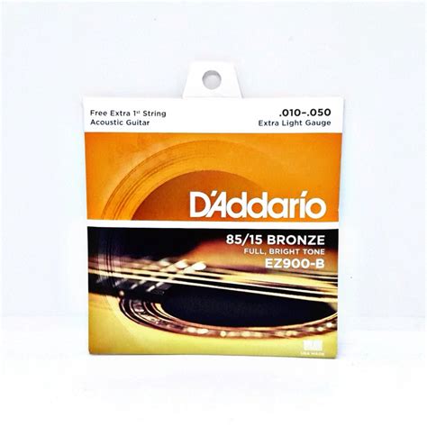 Encordoamento Violão Aço Ez Daddario Original Submarino