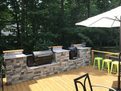 Diy Traeger Outdoor Kitchen F