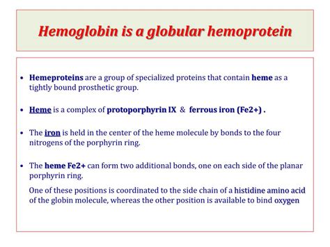 Ppt Hemoglobin Structure And Function Powerpoint Presentation Free Download Id 3042287