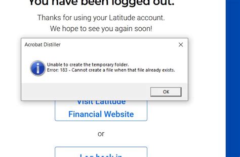 Acrobat Distiller Error Window Appears Hp Support Community 9105509