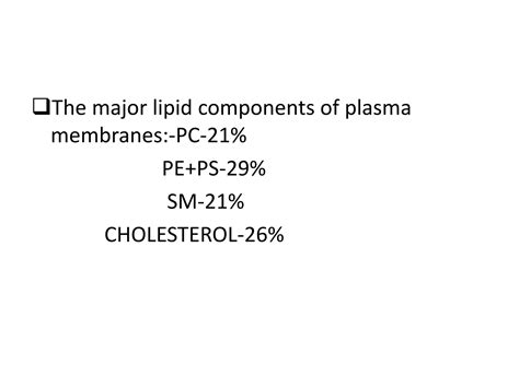 Biological Membrane And Its Chemical Composition Pptx