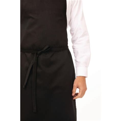Chef Works Bib Apron Black A924 Buy Online At Nisbets