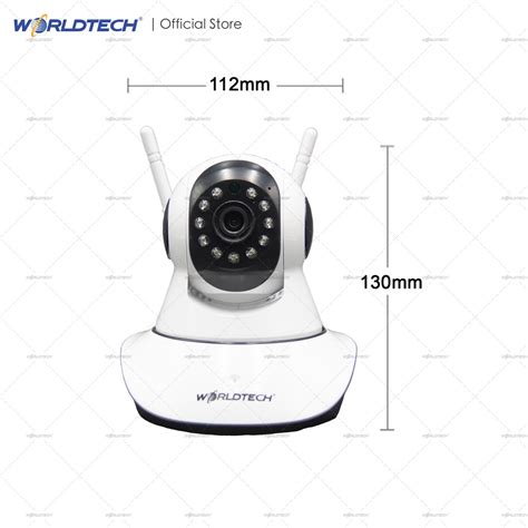 Worldtech รุ่น Wt Ccm002ip1080pgvกล้องวงจรปิดไร้สาย Cctv Robot Full