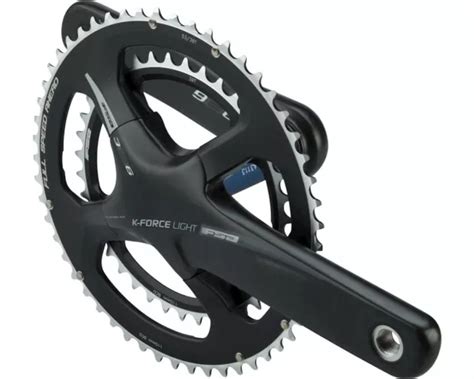 FSA K FORCE ABS Double 386Evo Crankset Black 39 53T 172 5mm 4H 163 77