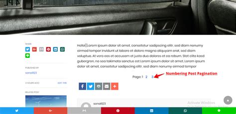 How To Enable Post Pagination In Single Page Amp Tutorials