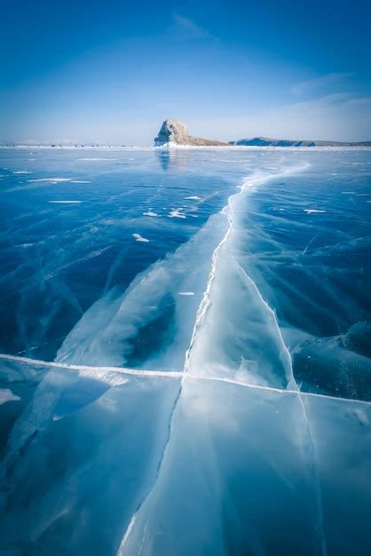 Premium Photo Frozen Sea Against Blue Sky