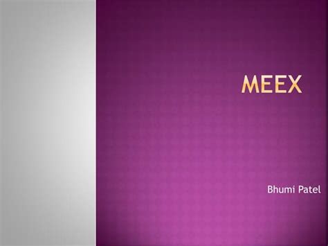 Meex Semantic Web Application Ppt