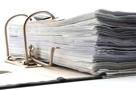 File Folder With Documents And Documents Stock Photo Image Of Bureaucracy Administration