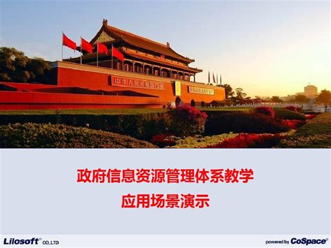 政府信息资源管理体系教学应用场景演示word文档在线阅读与下载无忧文档