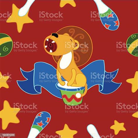 연속무늬 서커스 Lion 갈기에 대한 스톡 벡터 아트 및 기타 이미지 갈기 공 스포츠 장비 공연 Istock