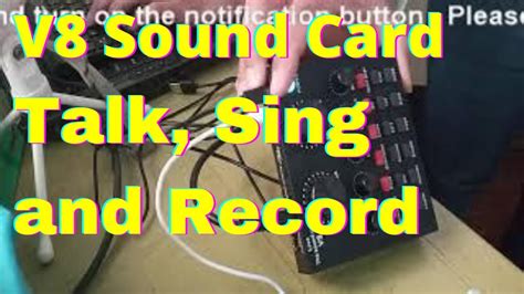 V Sound Card Simple Review From New User YouTube
