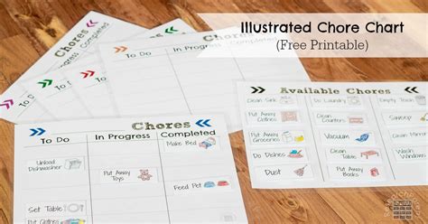Tidy Up Chart For Grade R Ponasa