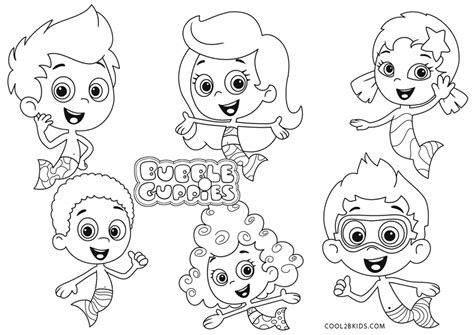 Dibujos de Bubble Guppies para colorear Páginas para imprimir gratis